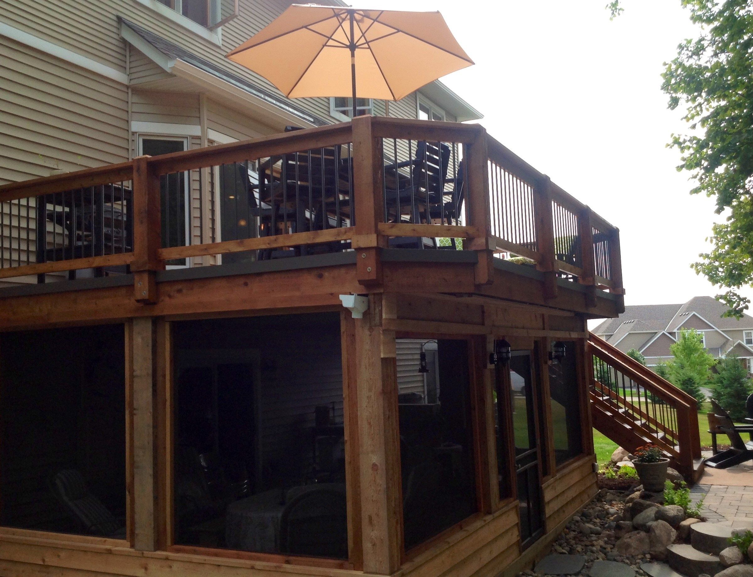 Gallery | Deck with Enclosed Porch - Picture 6468 | Decks.com