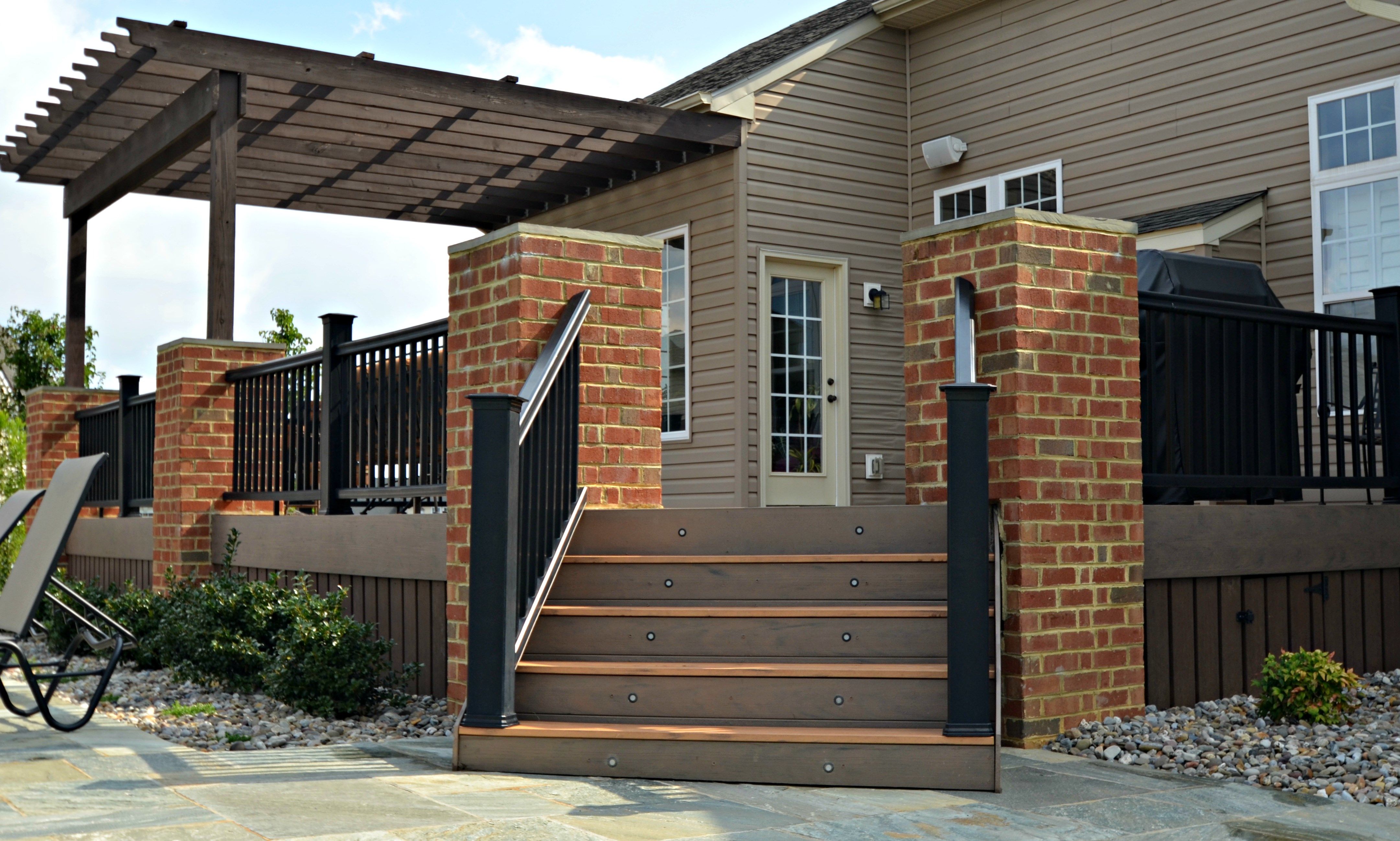 Deck Ideas For Brick House Boost Curb Appeal With Our Favorite Front