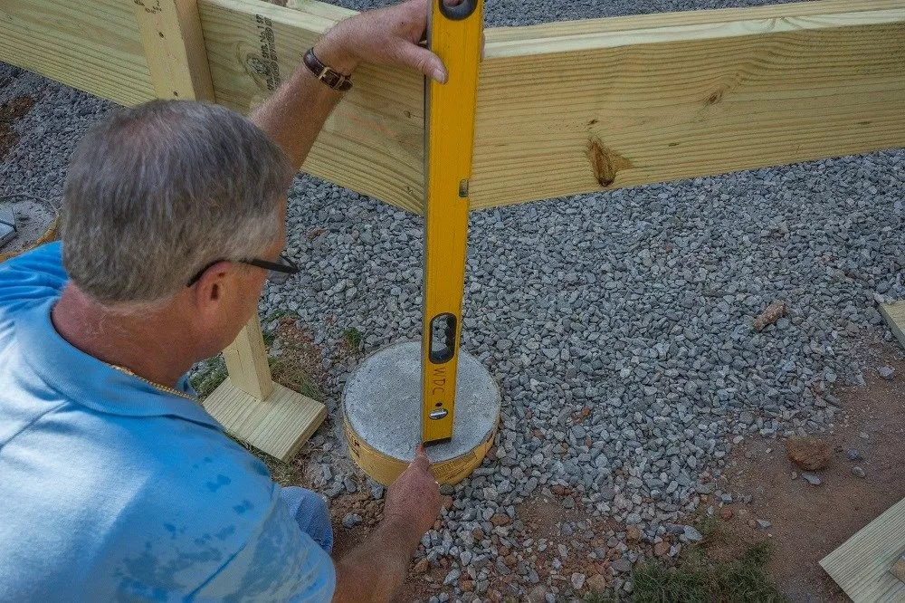 Installing Wood Deck Support Posts | Decks.com Installing Wood Deck Support Posts | Decks.com