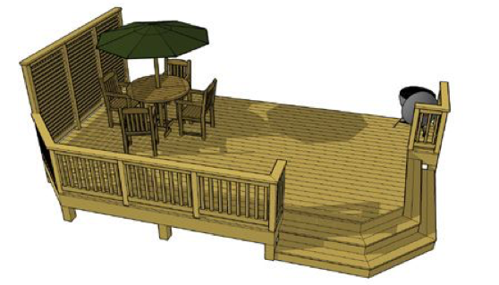 Deck Stair Stringer Calculator for Rise & Run | Decks.com by Trex