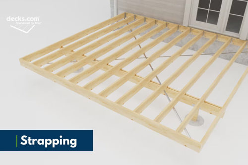 Learn Proper Deck Joist Spacing And How Far Apart Deck DIY Floating