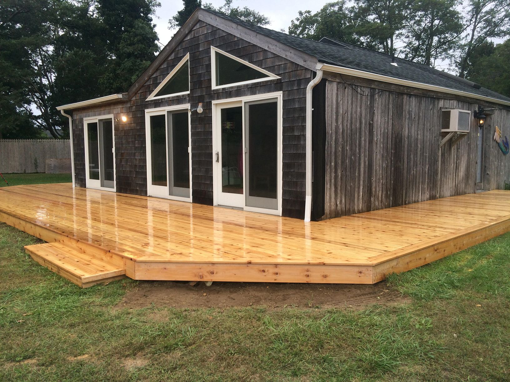 Gallery | Ground Level Cedar Deck - Picture 6827 | Decks.com